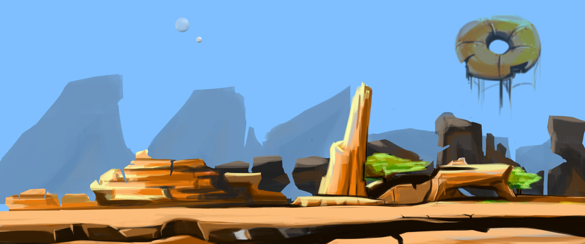 ArtStation - Landscapes Done in Krita