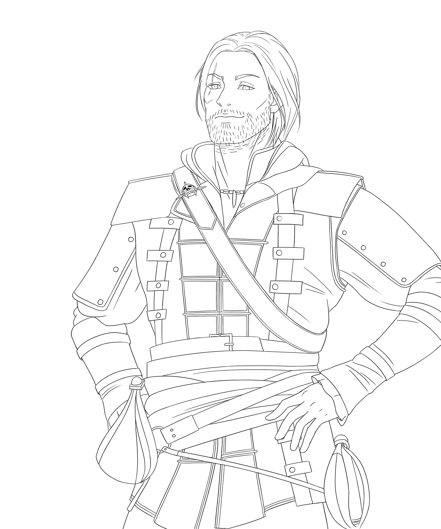 assassin's creed black flag coloring pages