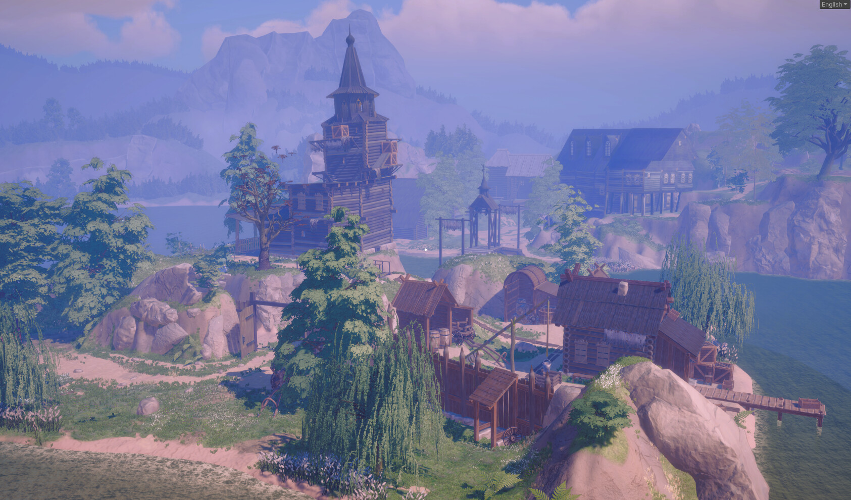 ArtStation - Medieval Fantasy Village Design