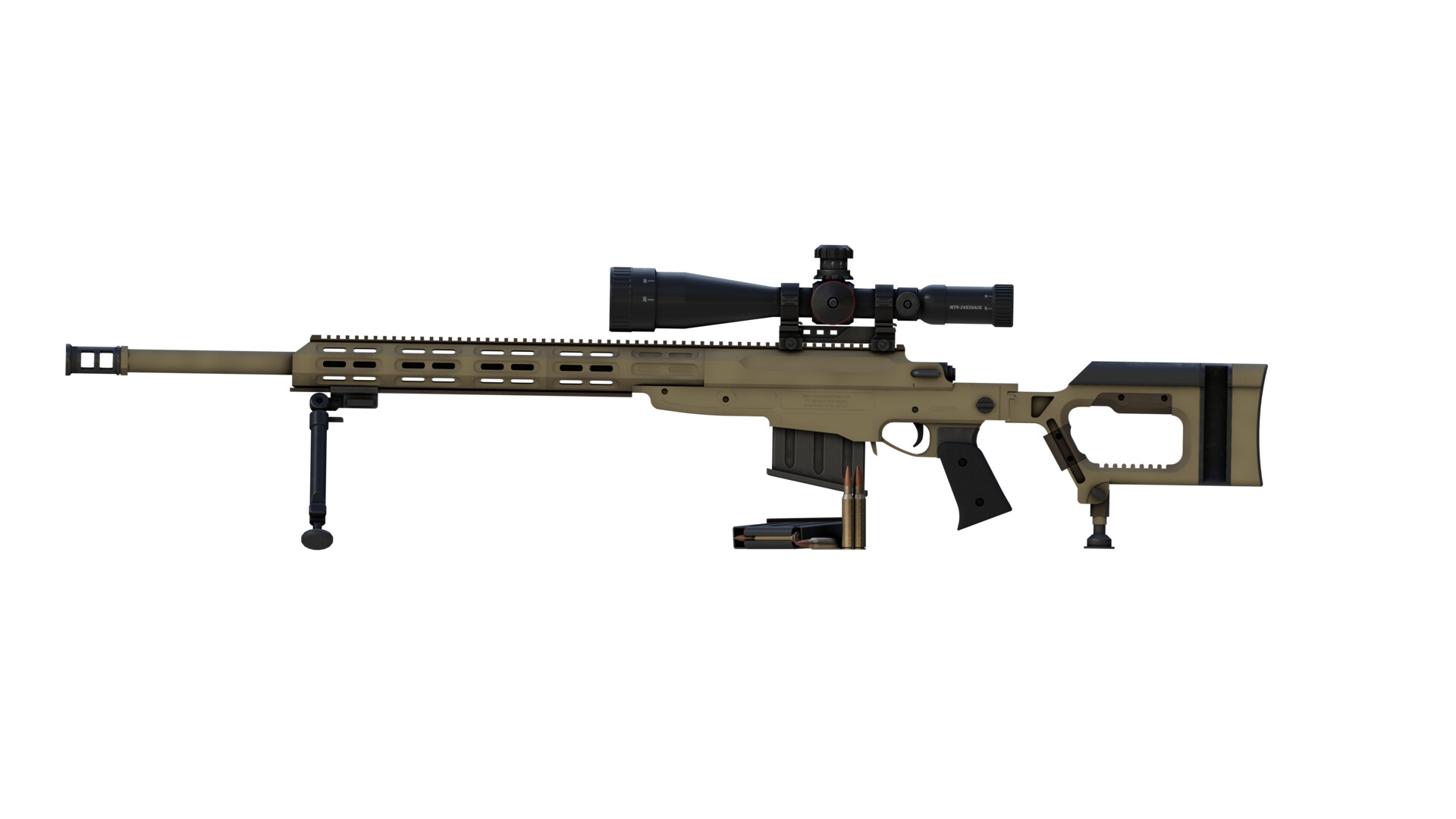 ArtStation - SPR-4 SNIPER RIFLE