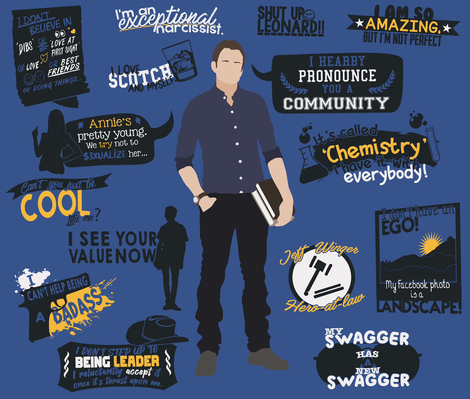 ArtStation - Jeff Winger Quotes