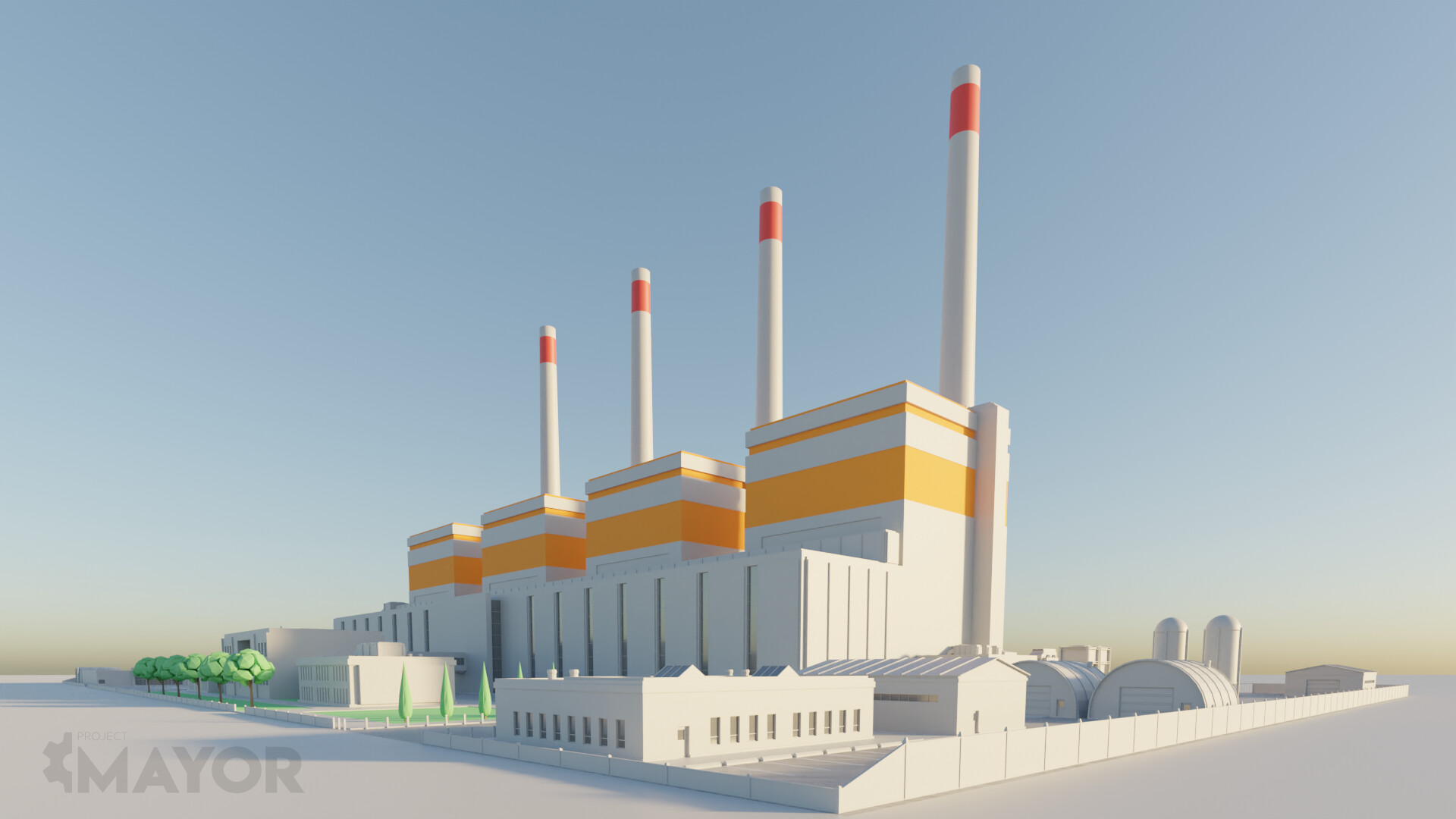 ArtStation - Coal Power Plant