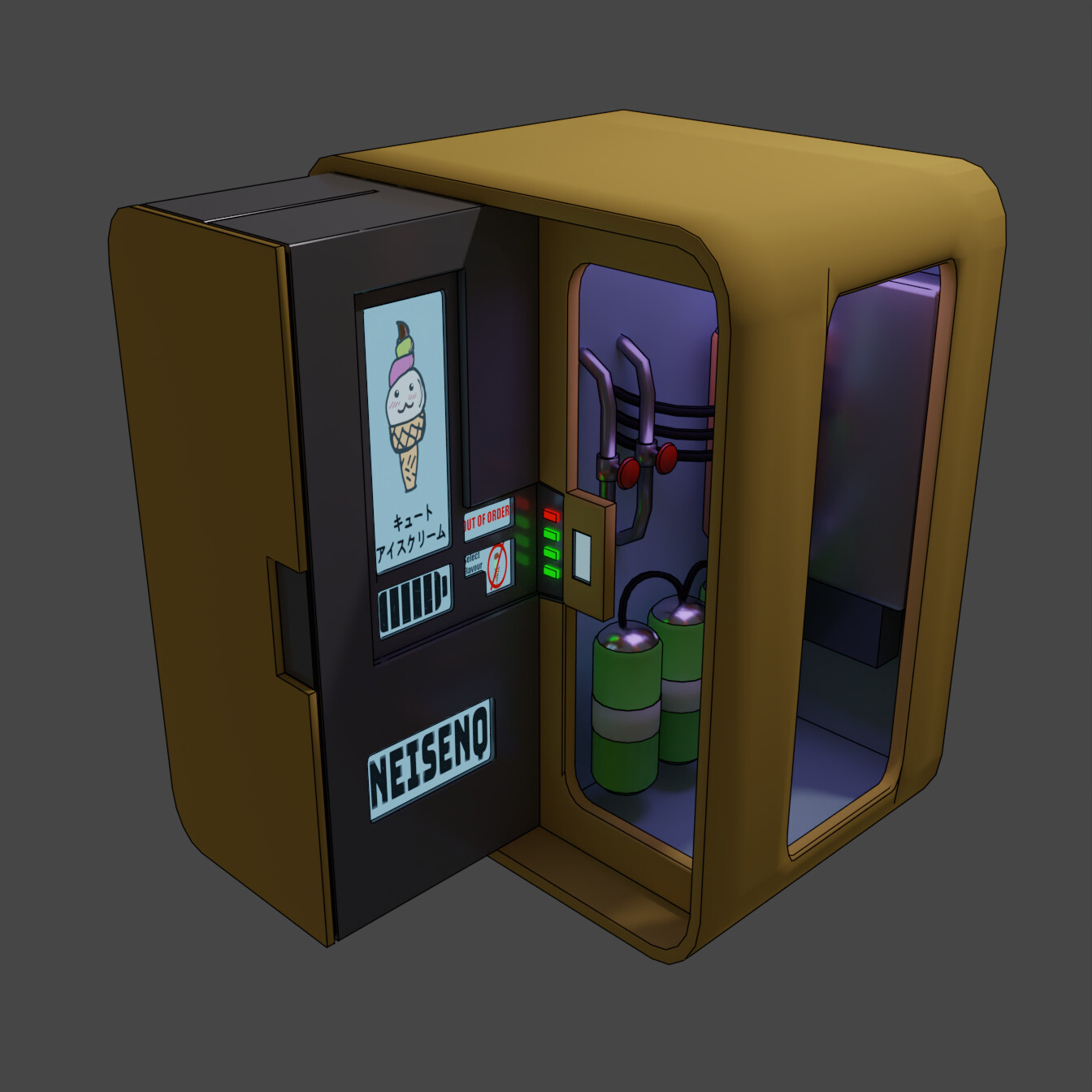 ArtStation - human ice-cream machine