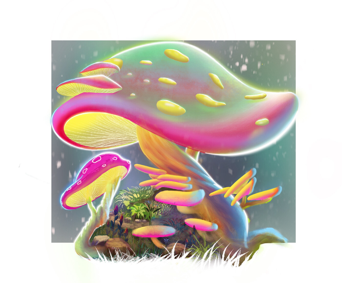 ArtStation - magic Mushroom