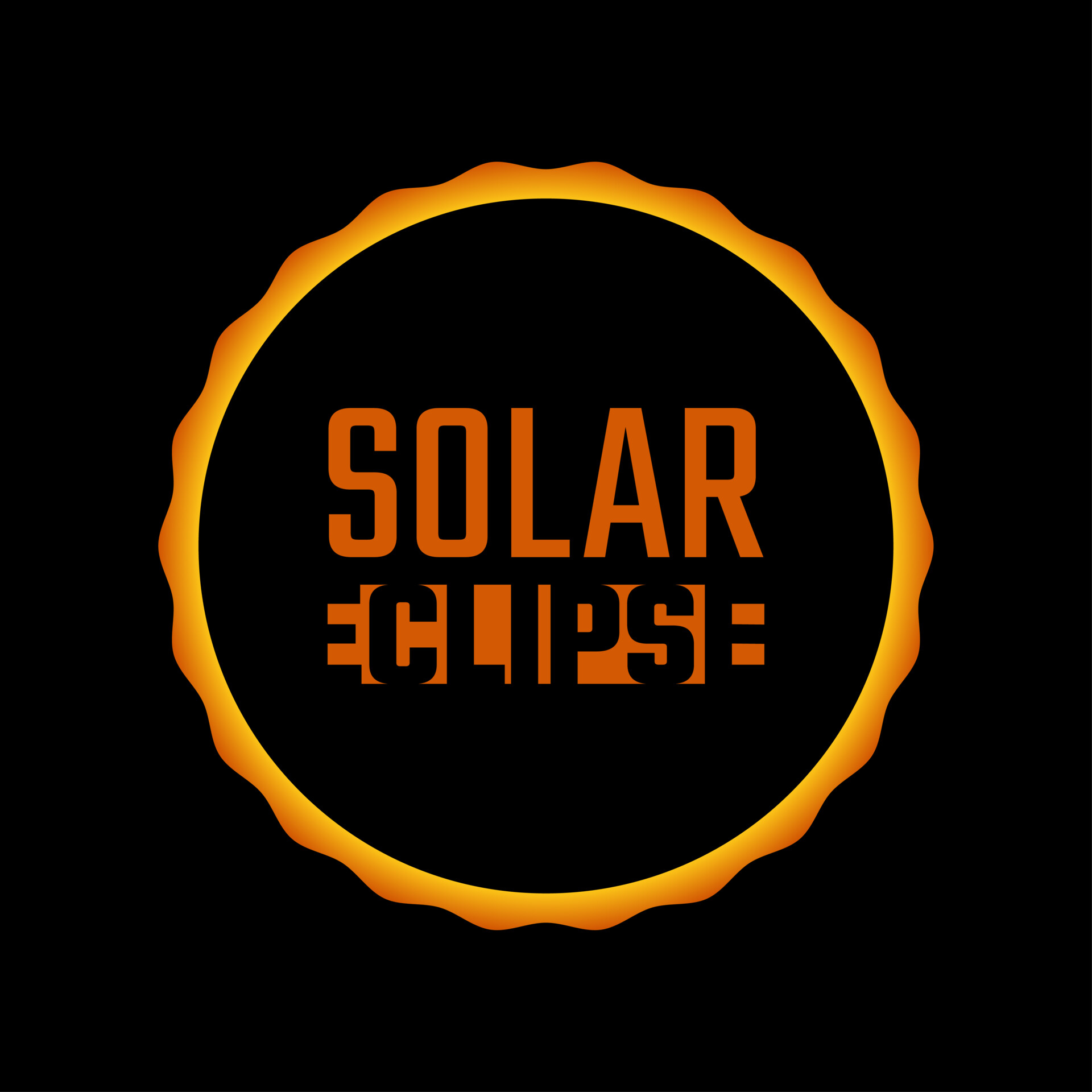 ArtStation - Solar Eclipse Logo