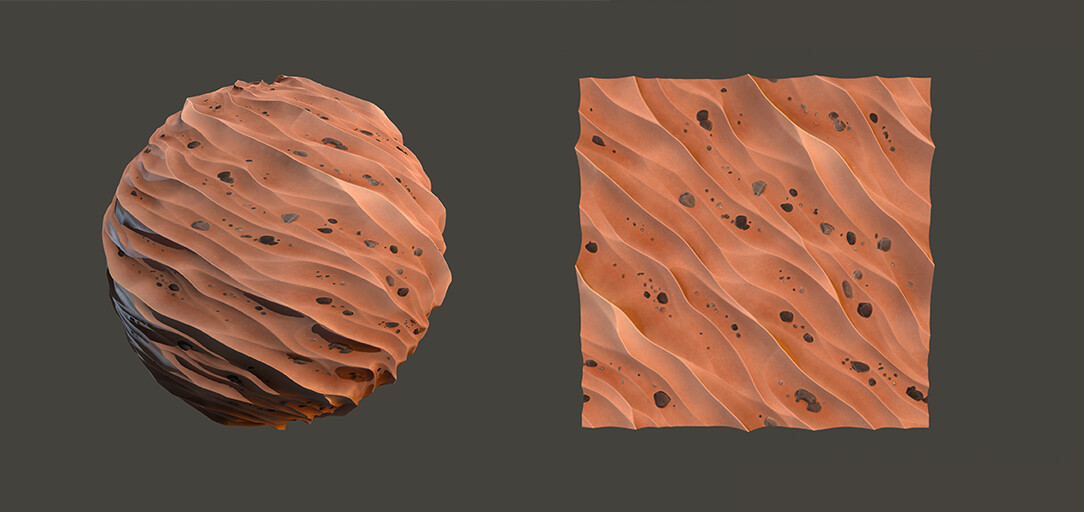 Michael Falcone - Stylized sand Materials