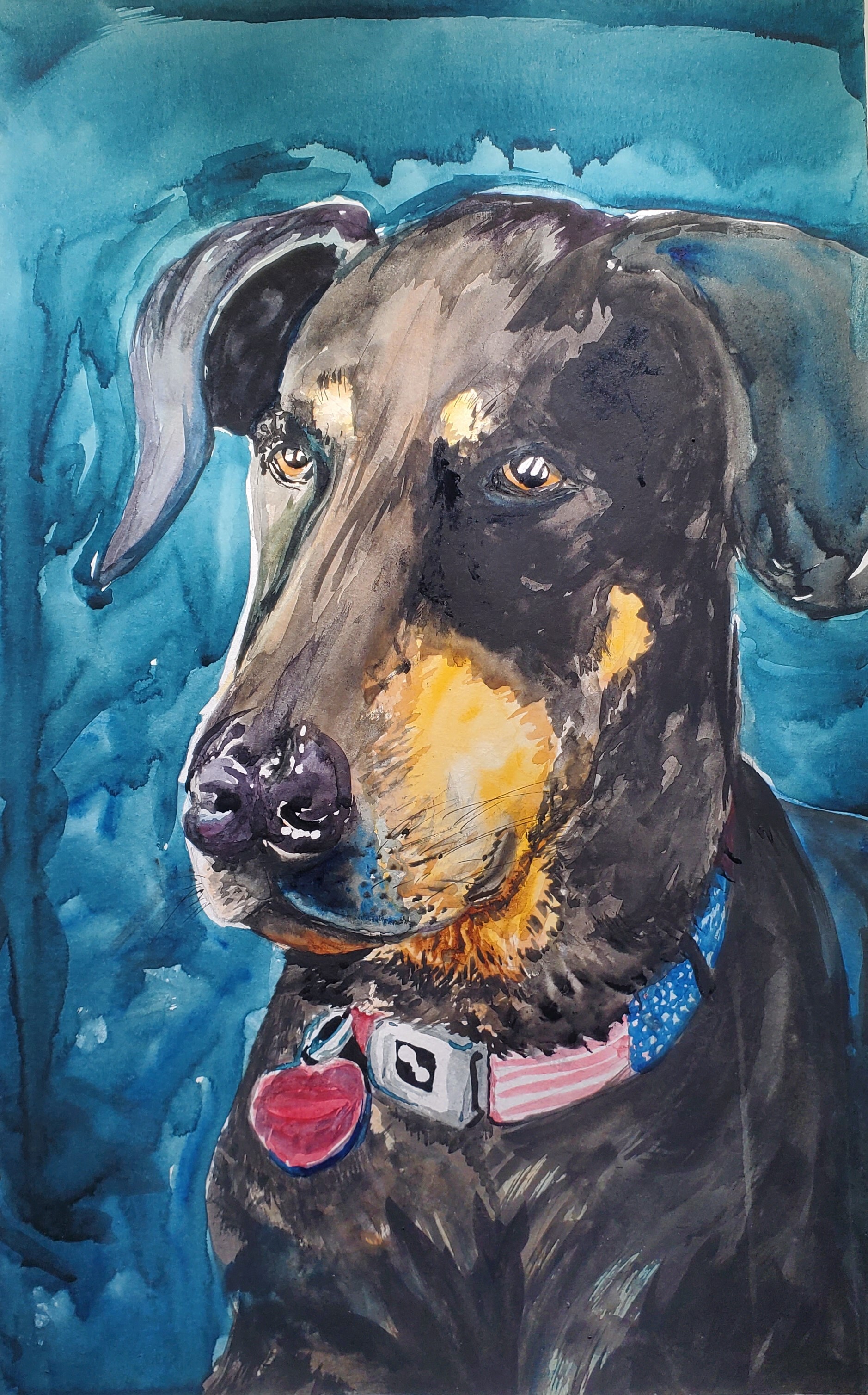 ArtStation - Chase the Doberman