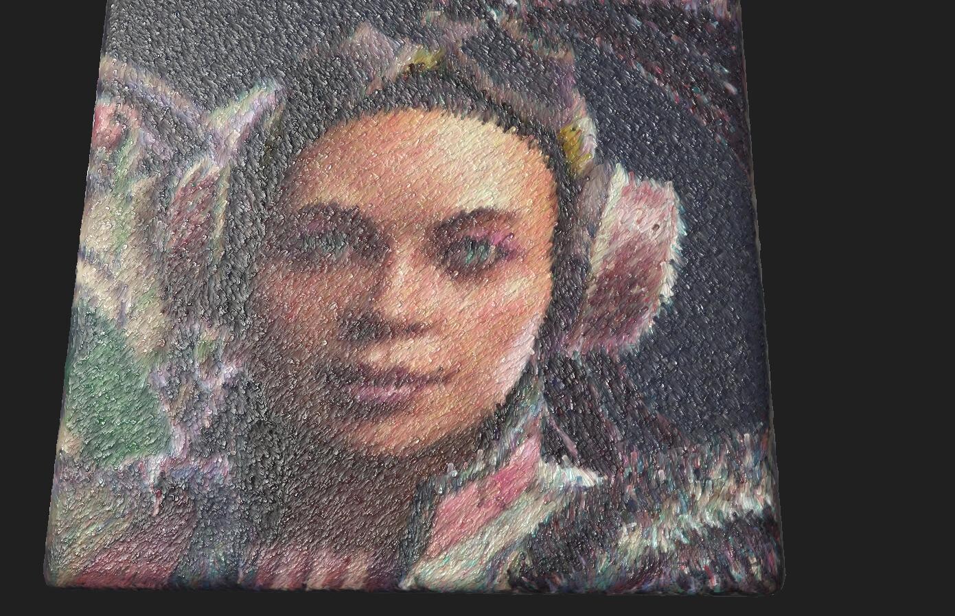 Ellie Dupont - Oil Paint Strokes Substance Designer Experiments