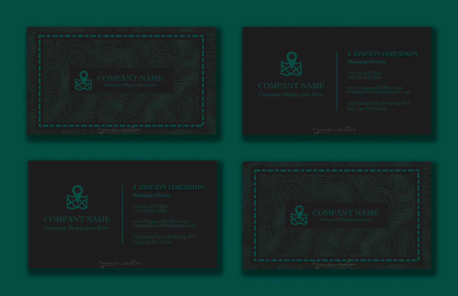 Generic Artist - Business Card Samples