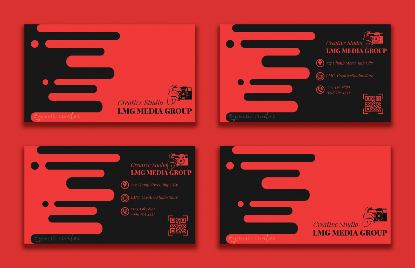 Generic Artist - Business Card Samples
