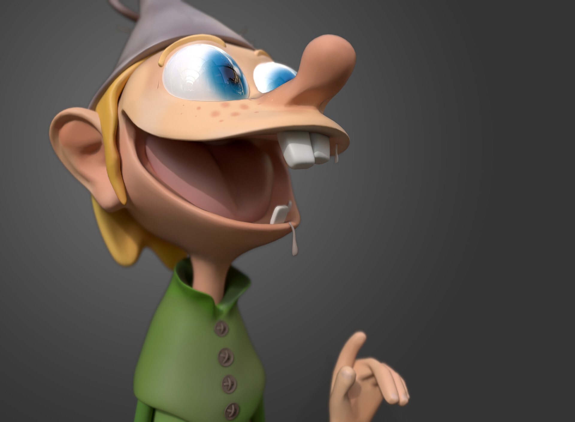 ArtStation - Reproduction of a cartoon character /// :)