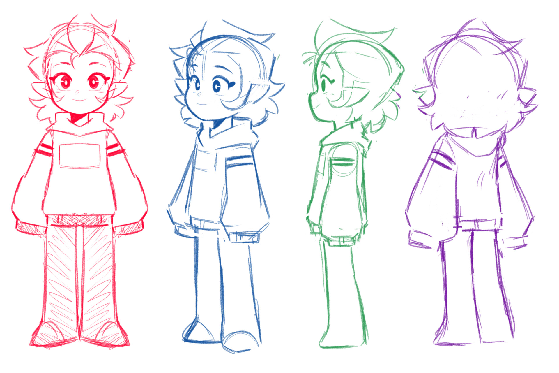 ArtStation - Persona - Turnaround