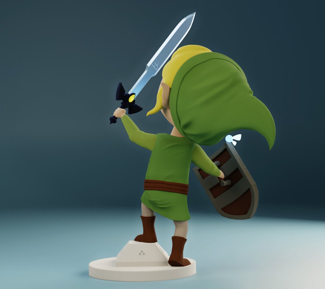 Toon Link Wind Waker With Master Sword