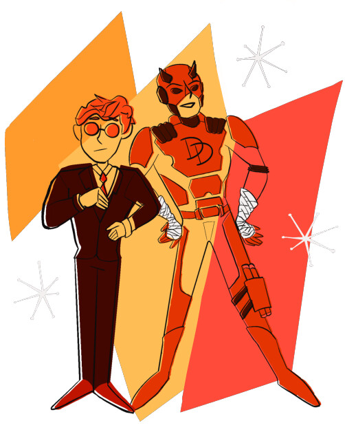 ArtStation - daredevil retro