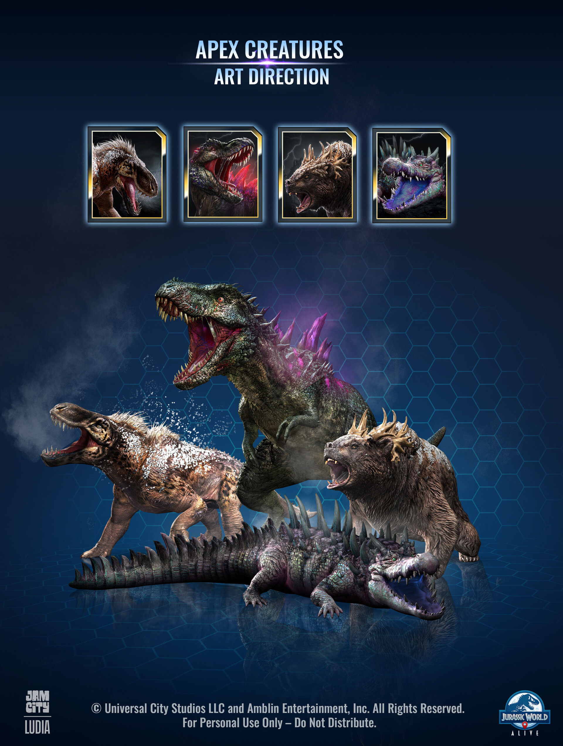 Insepto Studio (Camilo Sanin) - Art Direction Jurassic World Alive ...