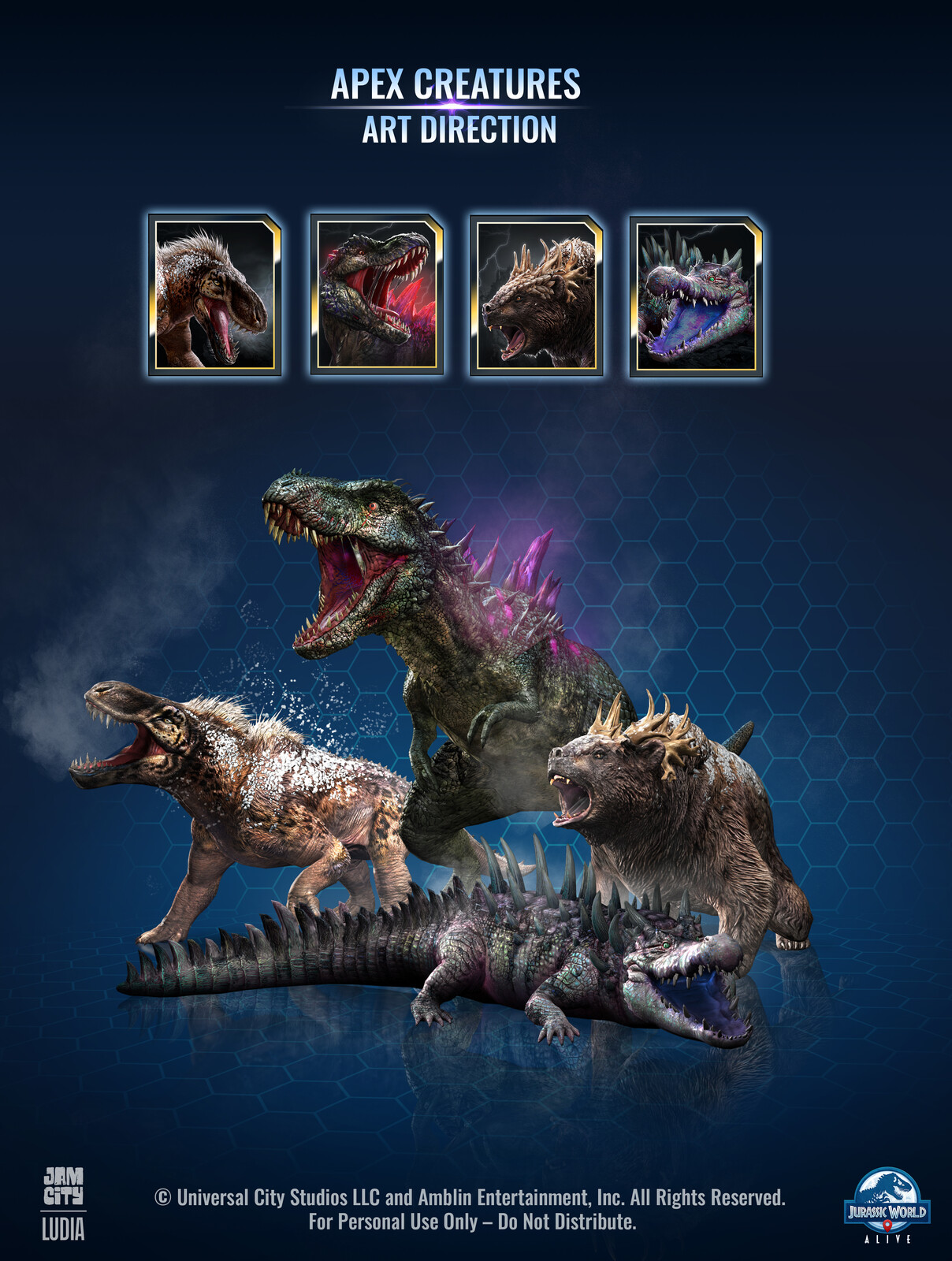 Insepto Studio (Camilo Sanin) - Art Direction Jurassic World Alive ...