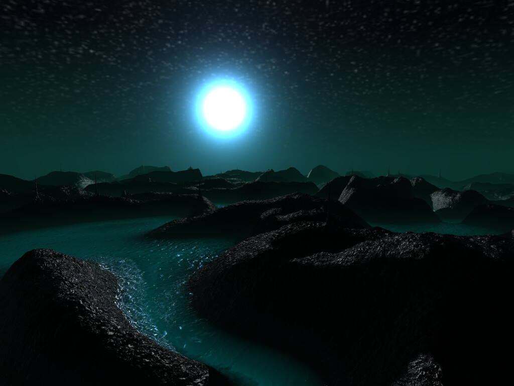 ArtStation - Navigating by Moonlight and Shallow Seas