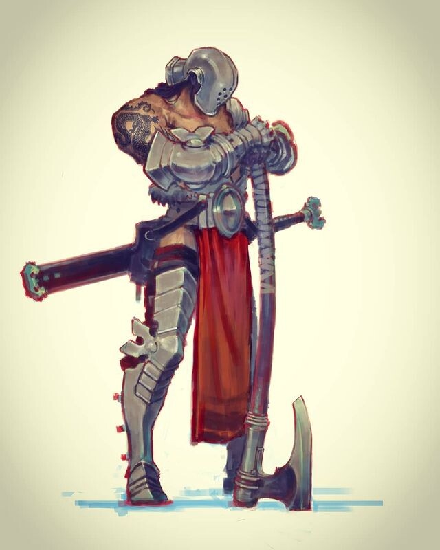 ArtStation - Brooding Barbarian