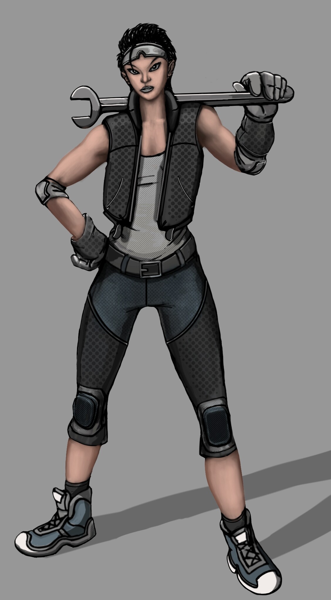 ArtStation - Project 《Boxers》2d concept character 《Al》color version