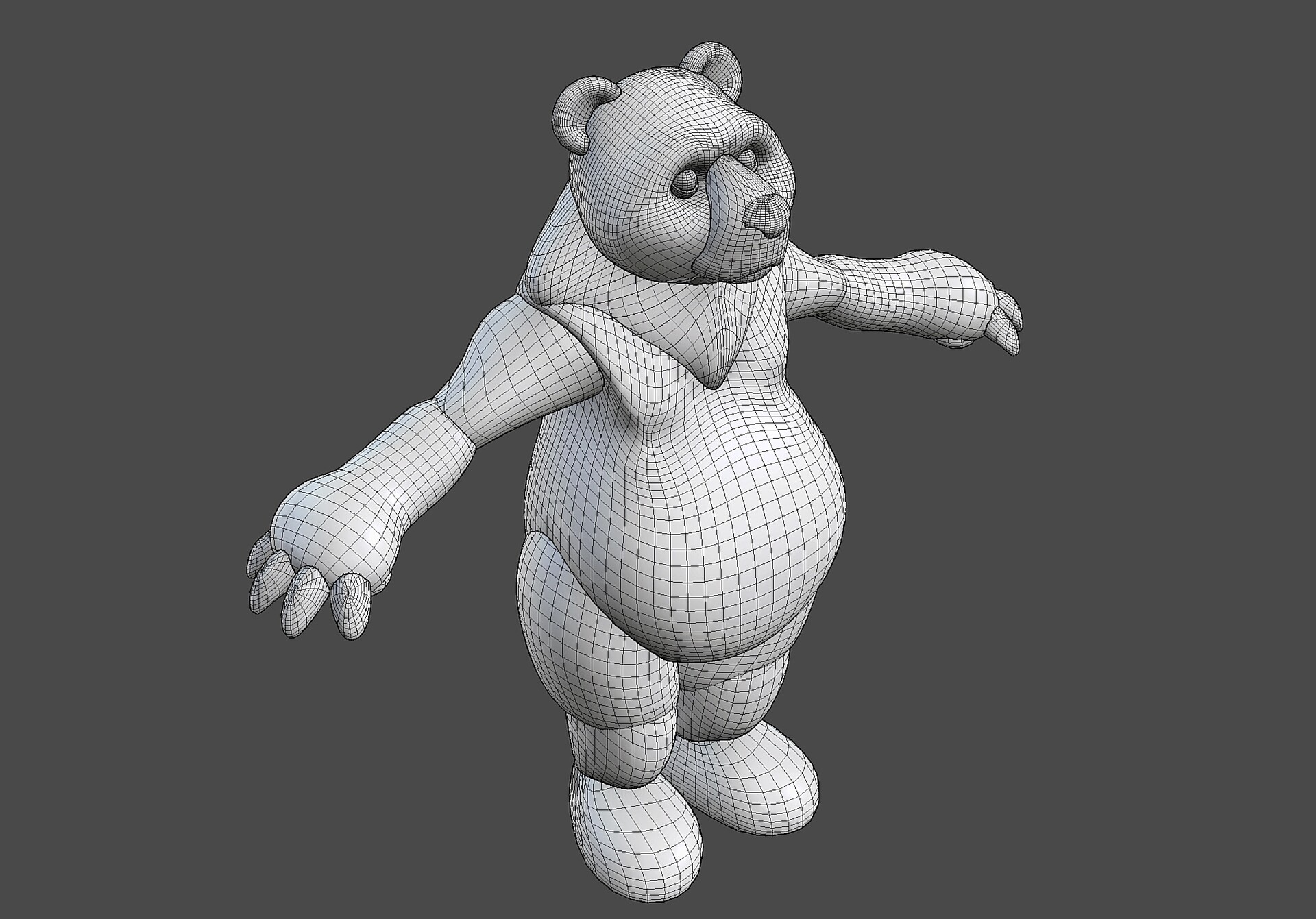 ArtStation - Bear avatar a pose