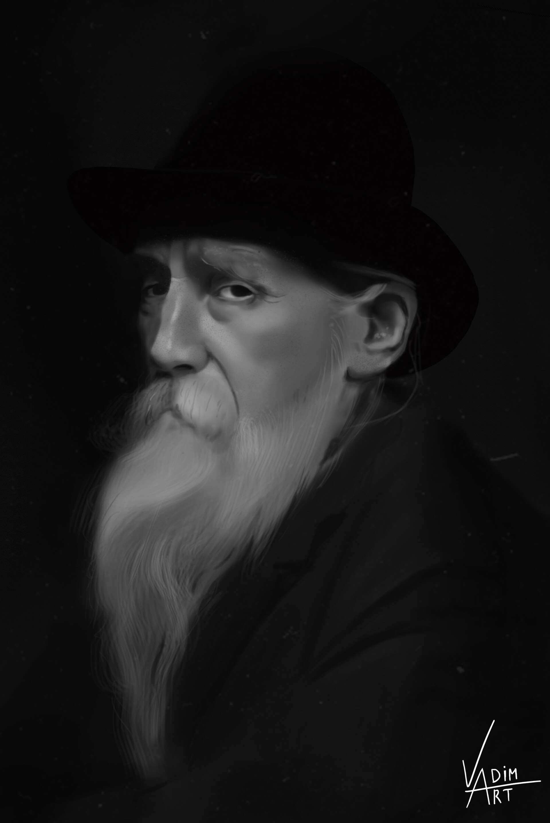 ArtStation - Greyscale Portraits
