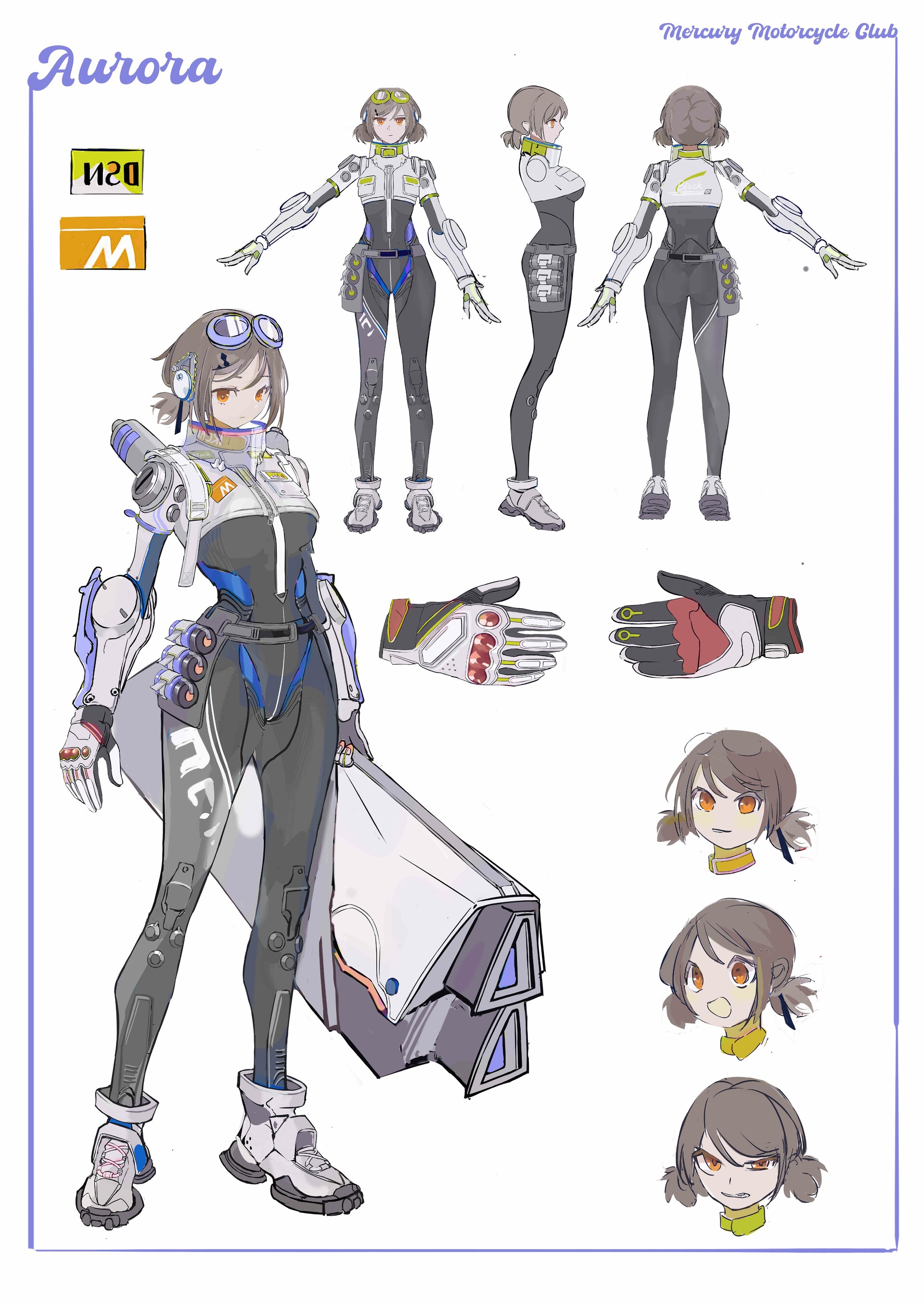 ArtStation - practice cyber punk character design