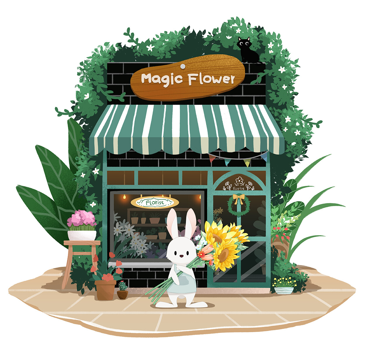 ArtStation - 《Magic Flower》