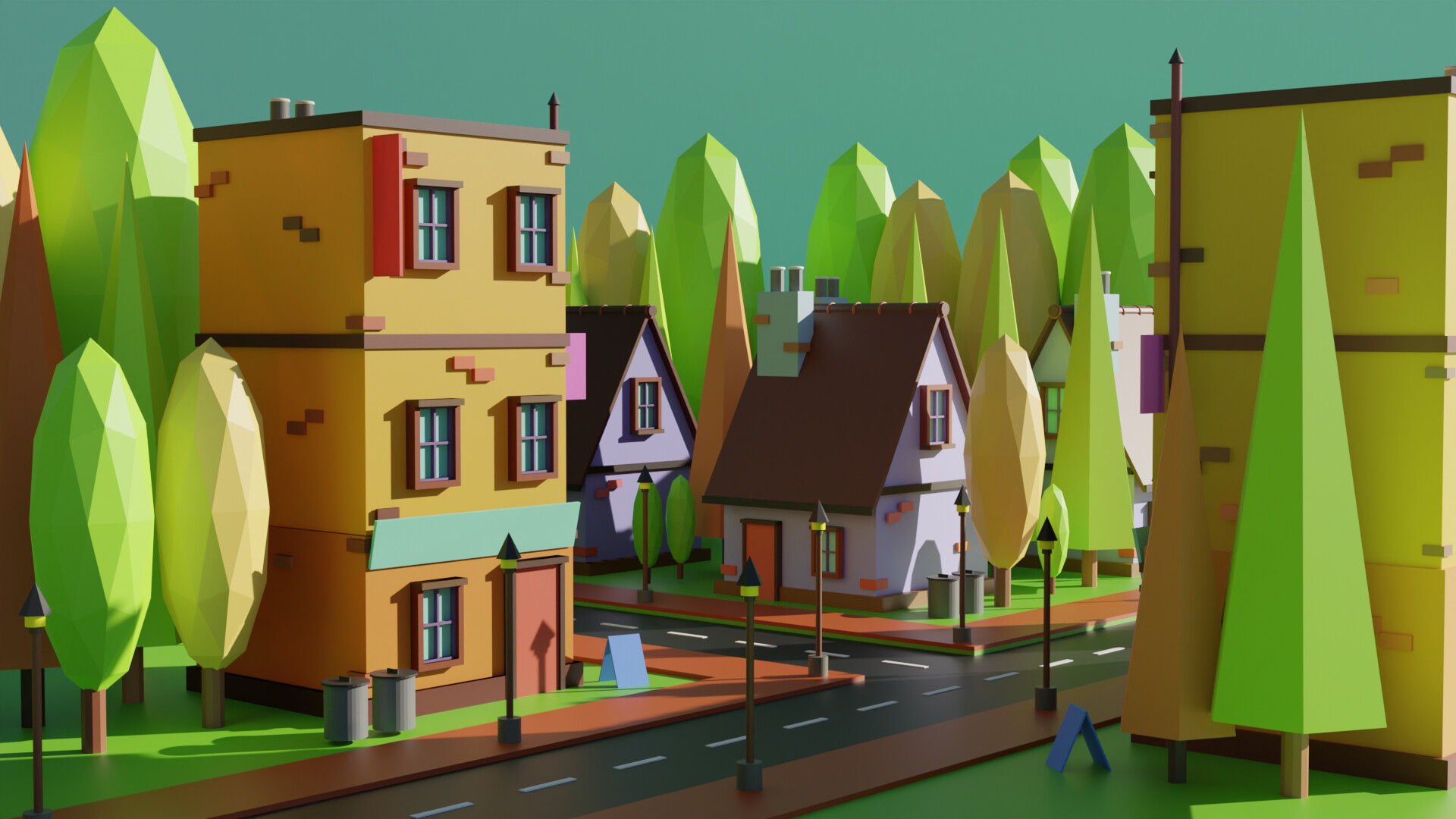 ArtStation - Low polygon game environment design