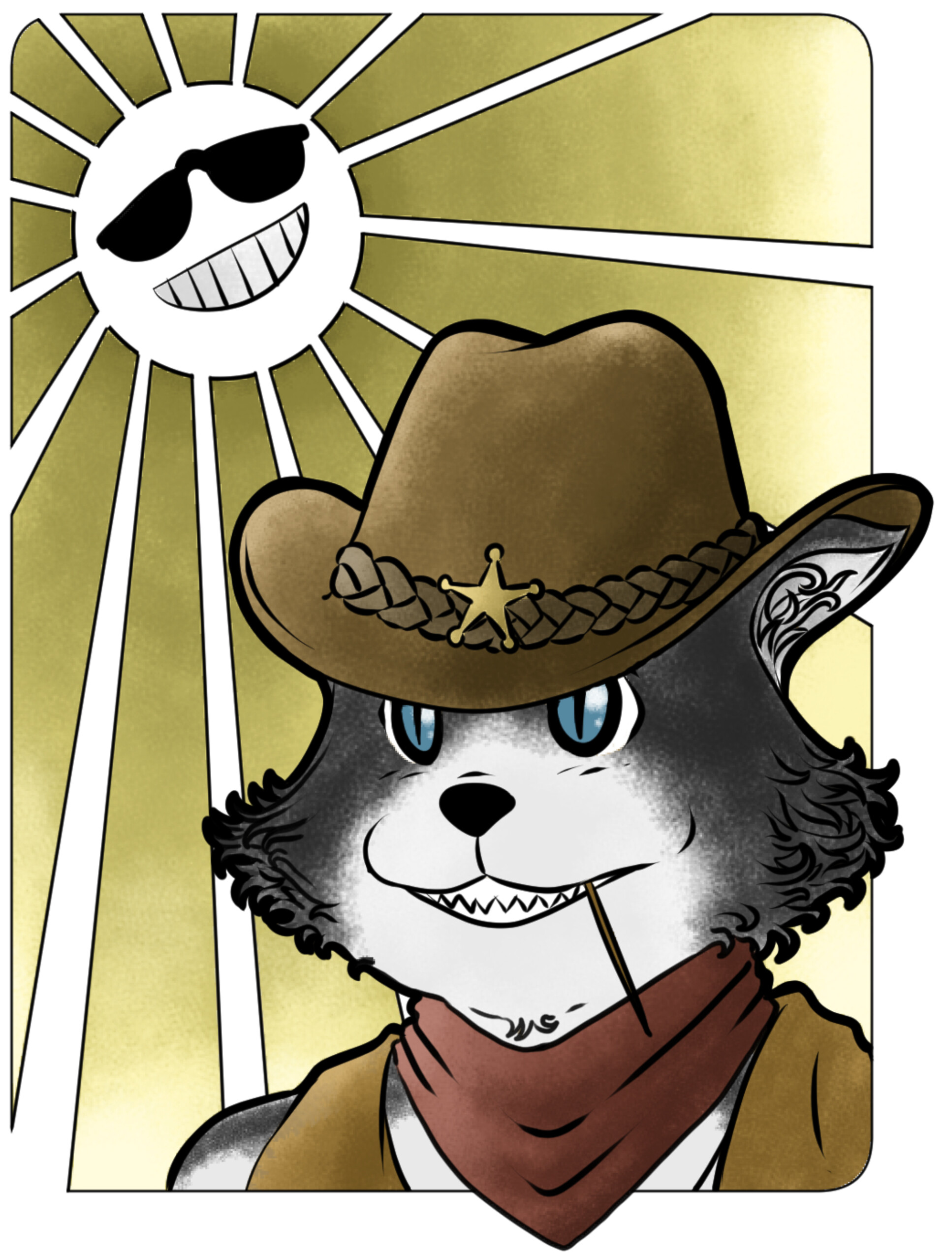 ArtStation - Sheriff cat