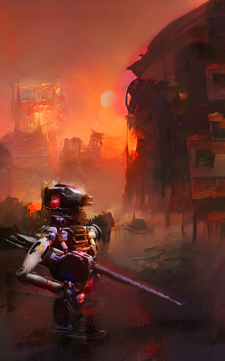 ArtStation - Mech Warrior Apocalyps.