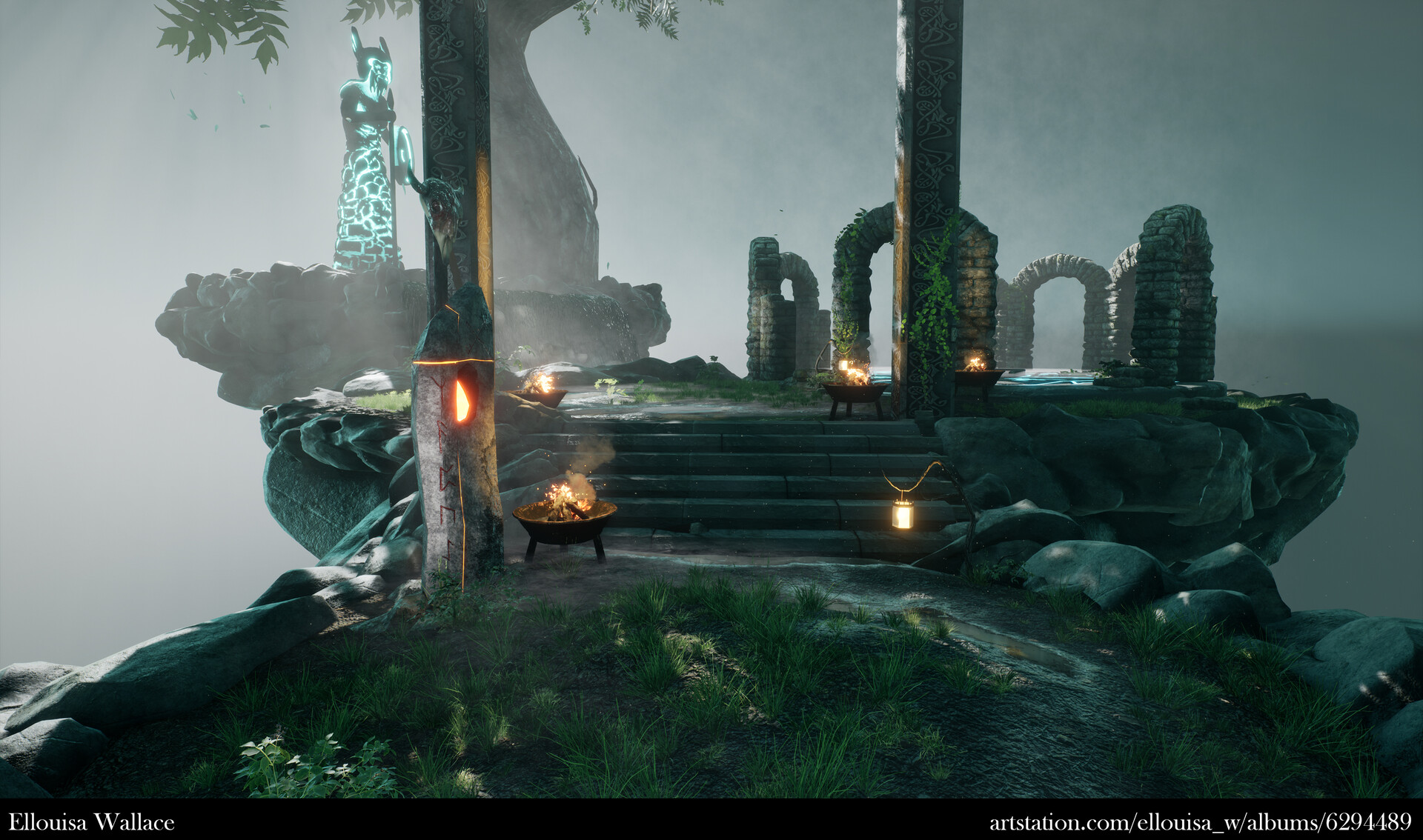 ArtStation - Temple Of Odin FMP- New and Improved Diorama