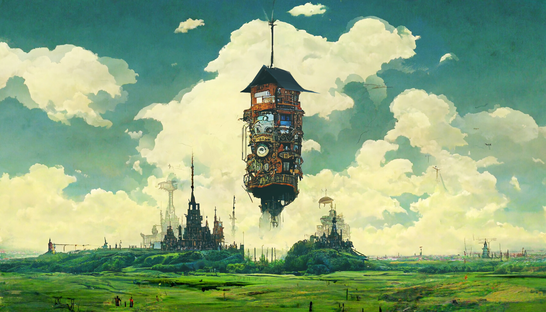 ArtStation - Floating Towers