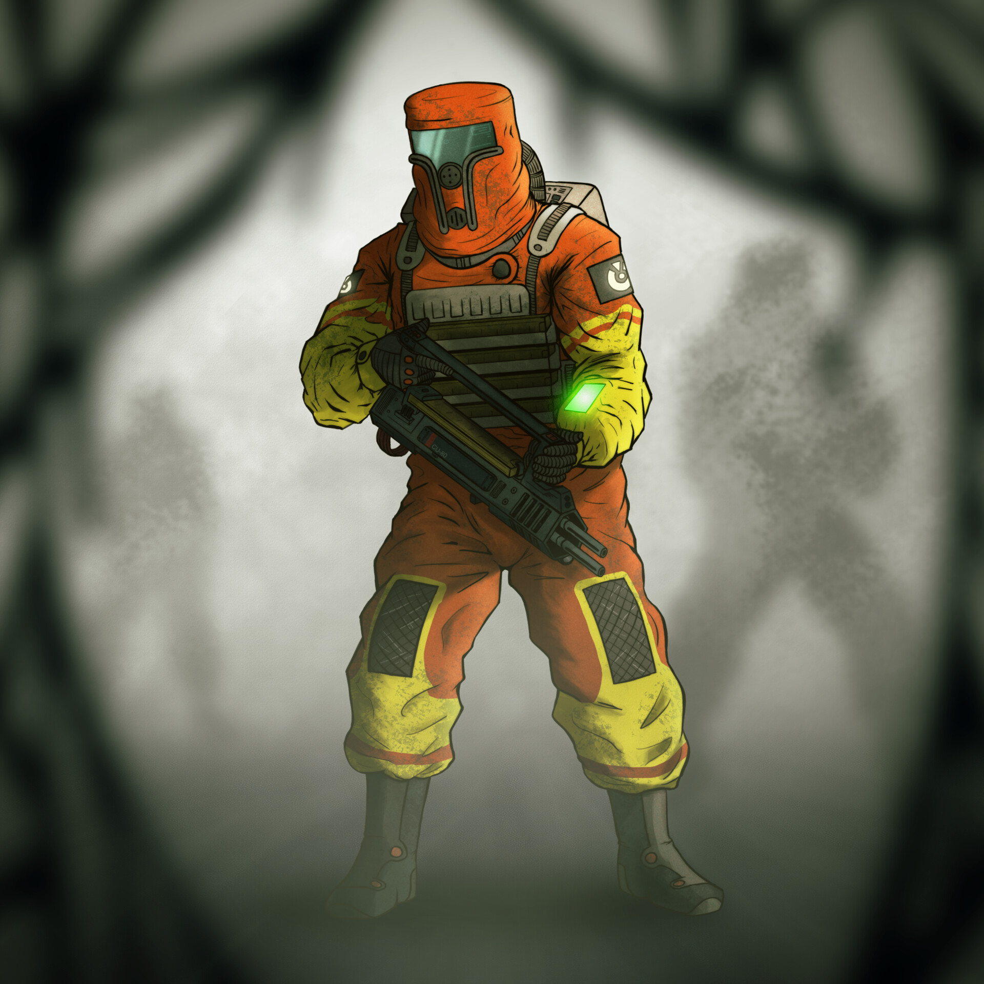 ArtStation - Hazmat Pointman (Sci-Fi Character Concept)