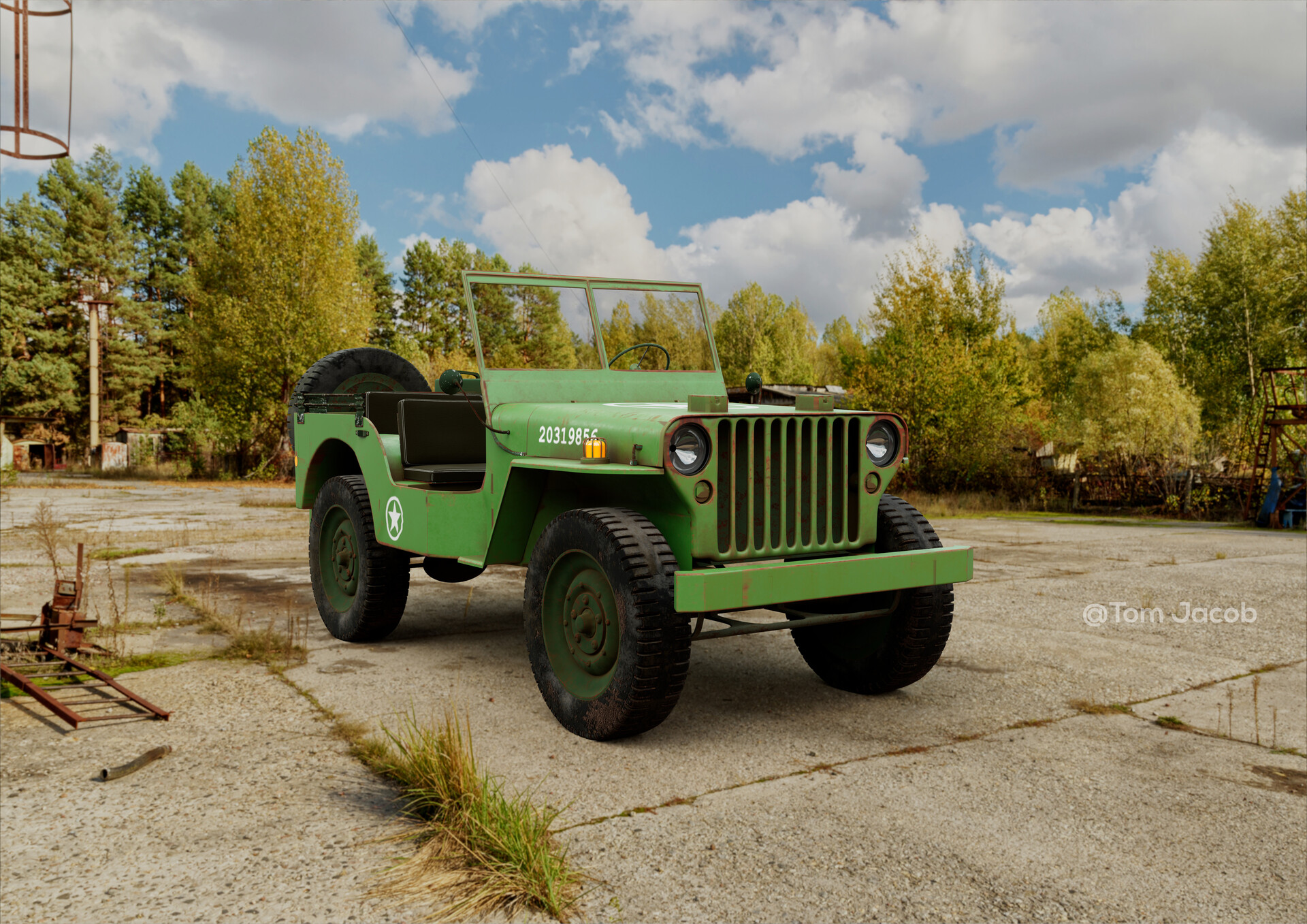 ArtStation - Willys jeep 3D Model