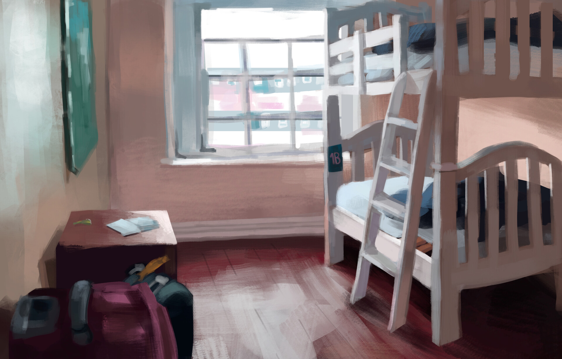 ArtStation - Student quarters study