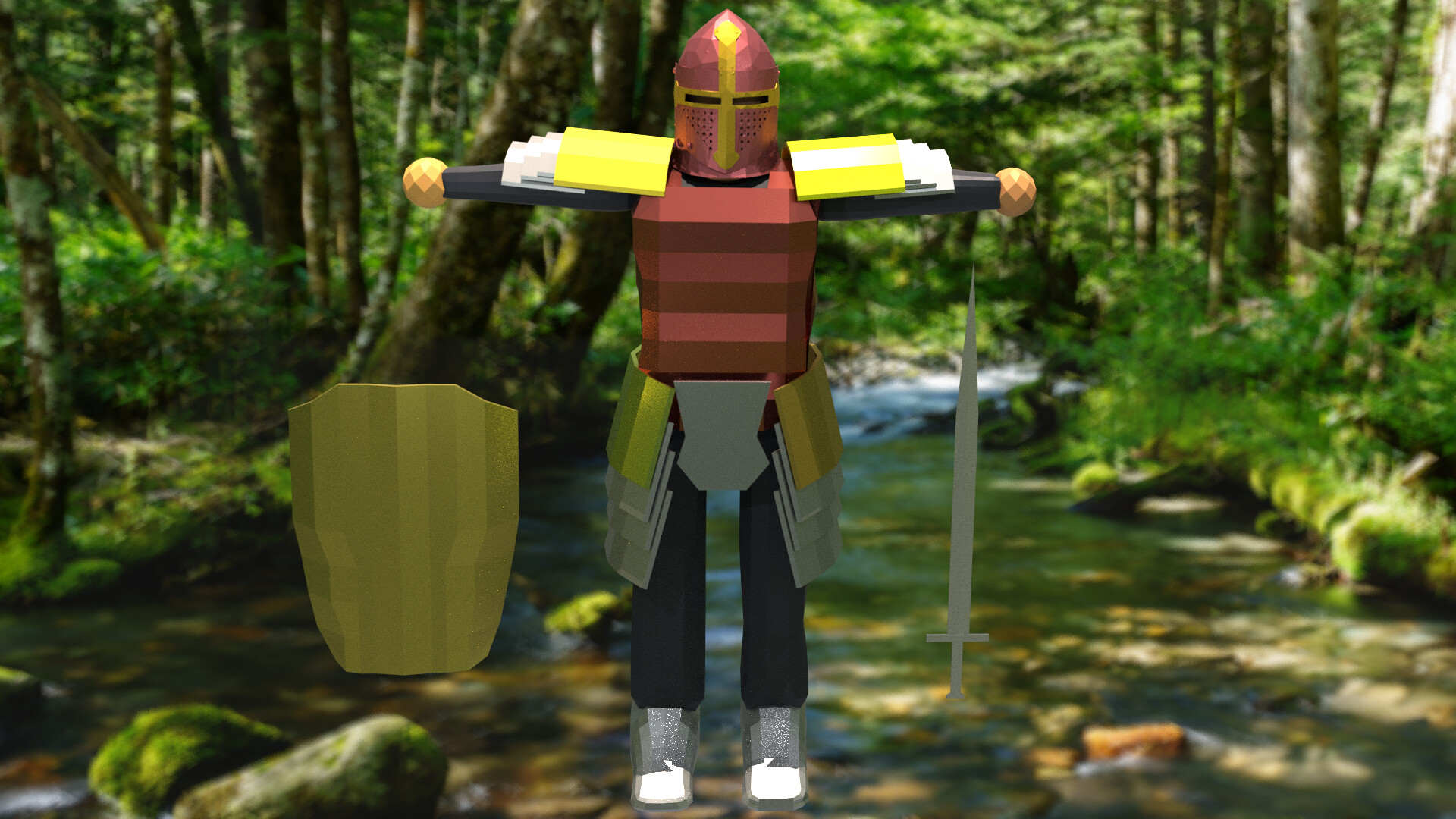 ArtStation - First 3D Practice Polygonal