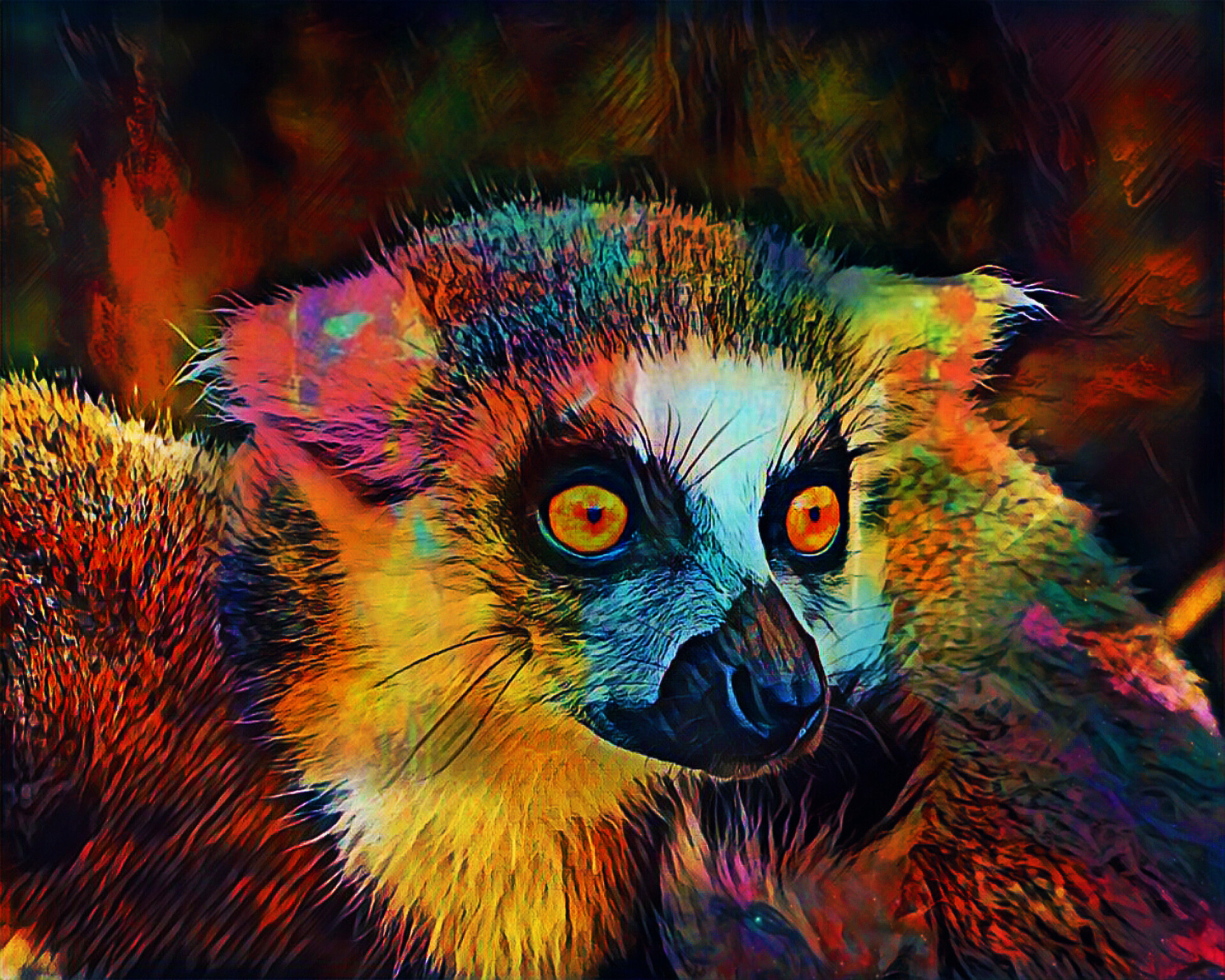 ArtStation - Lemur catta