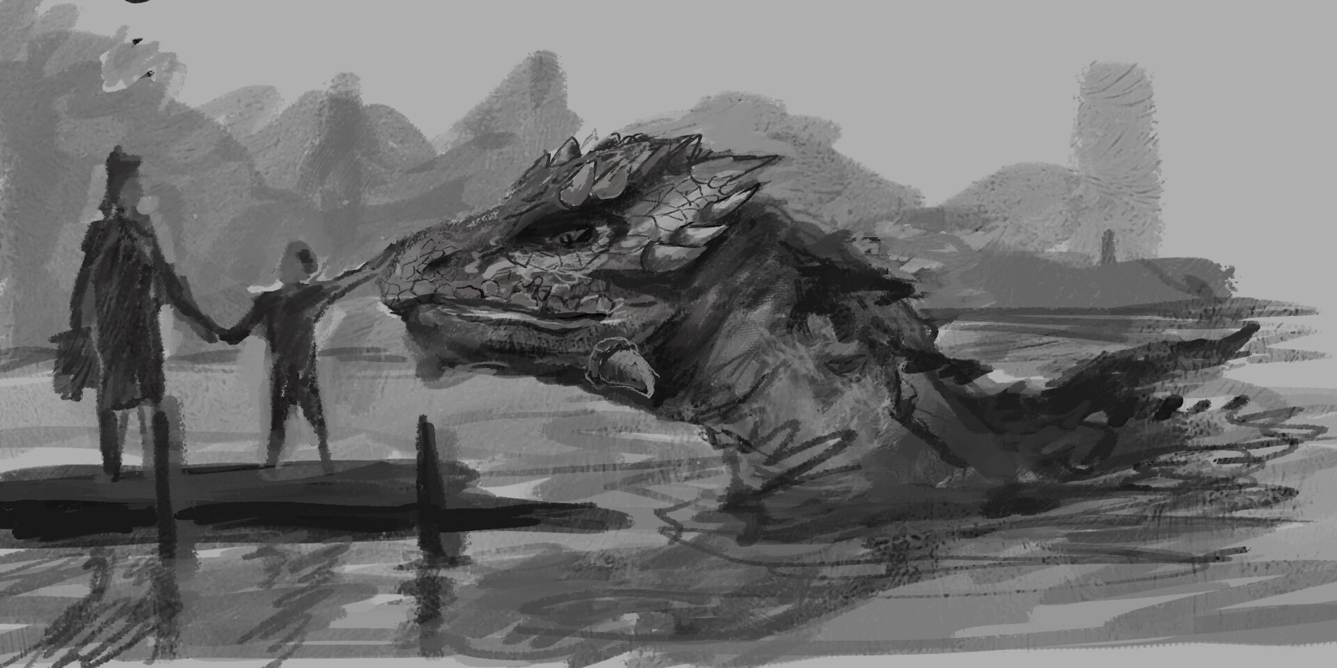 ArtStation - Dragons are just big chonky lizards
