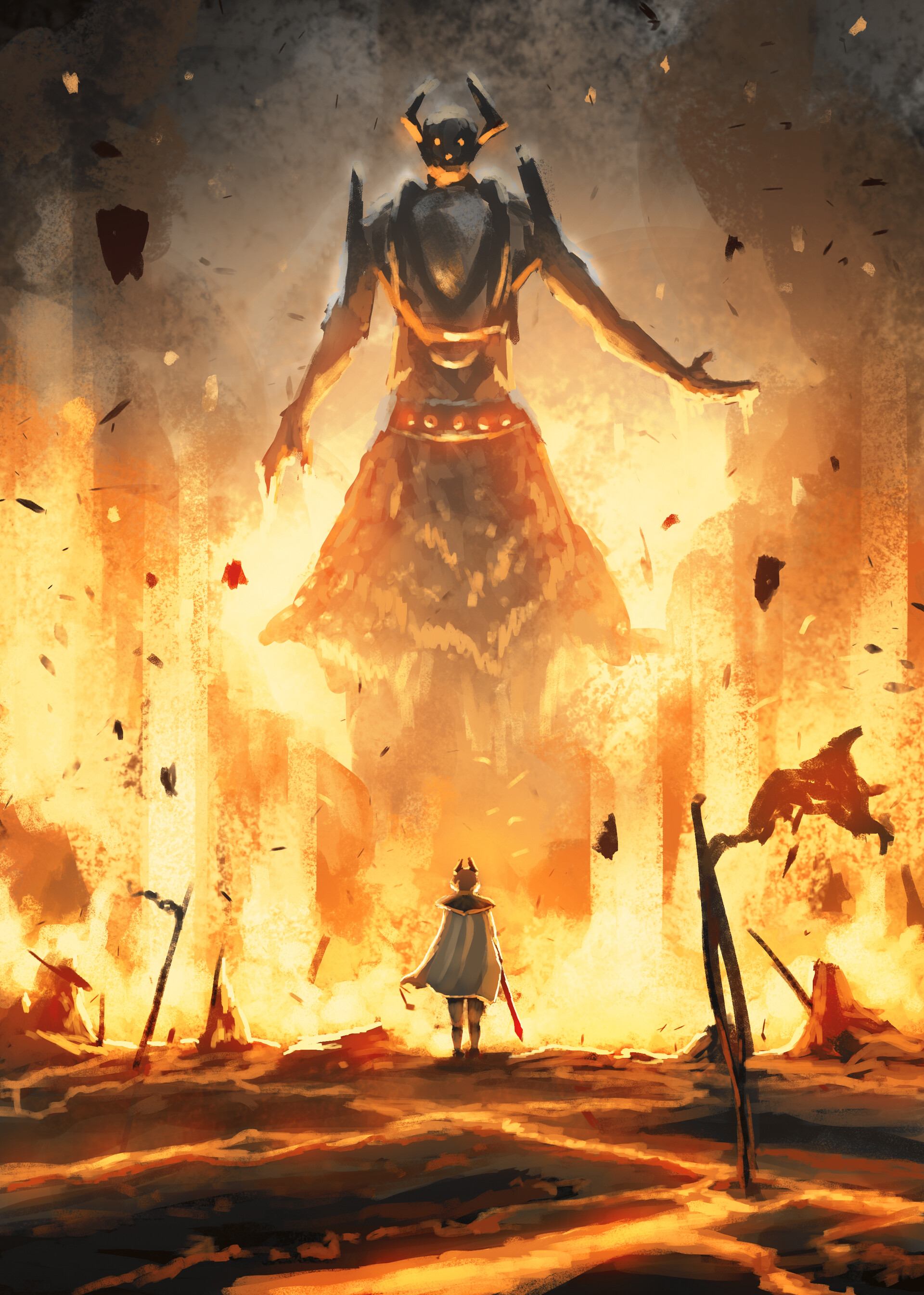 ArtStation - Duel of Flames