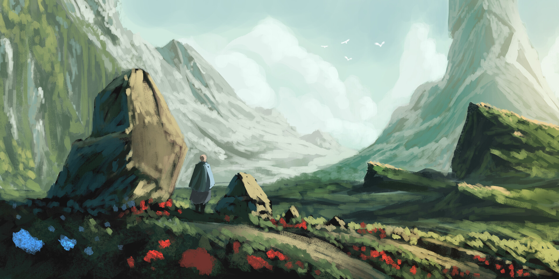 ArtStation - Peaceful Valley