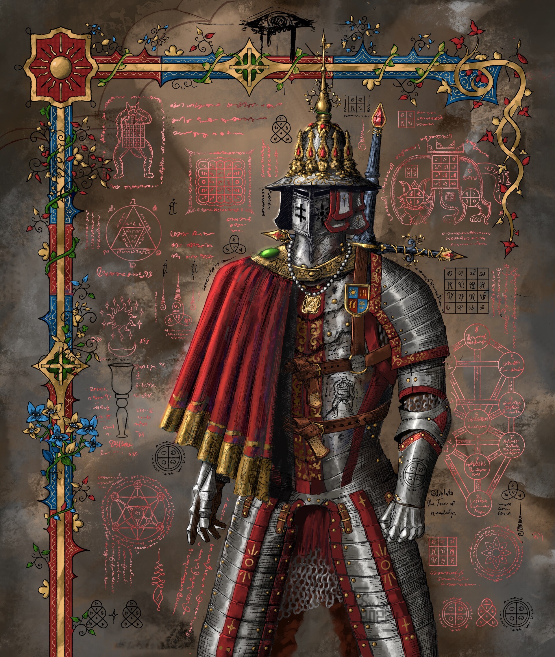 ArtStation - Royal Demon Hunter and Alchemist