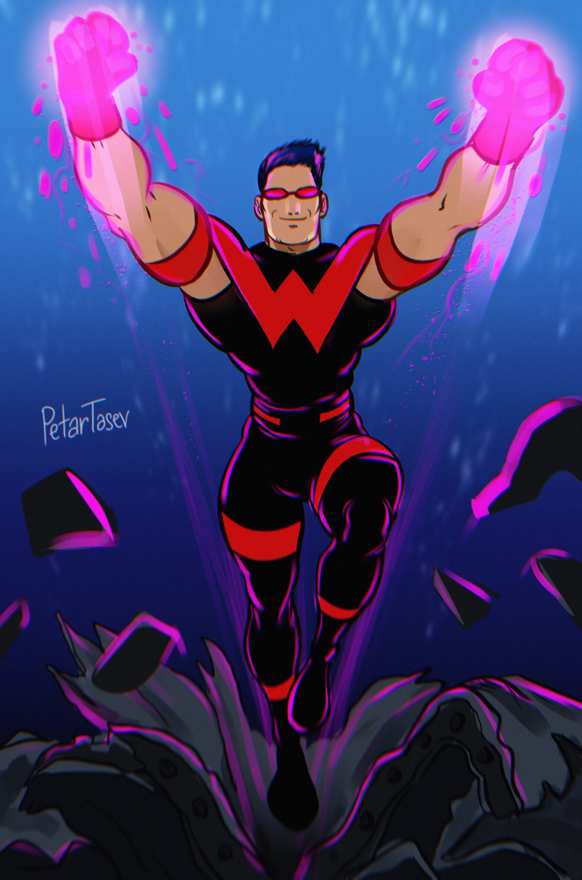 ArtStation - Marvel July - Wonderman