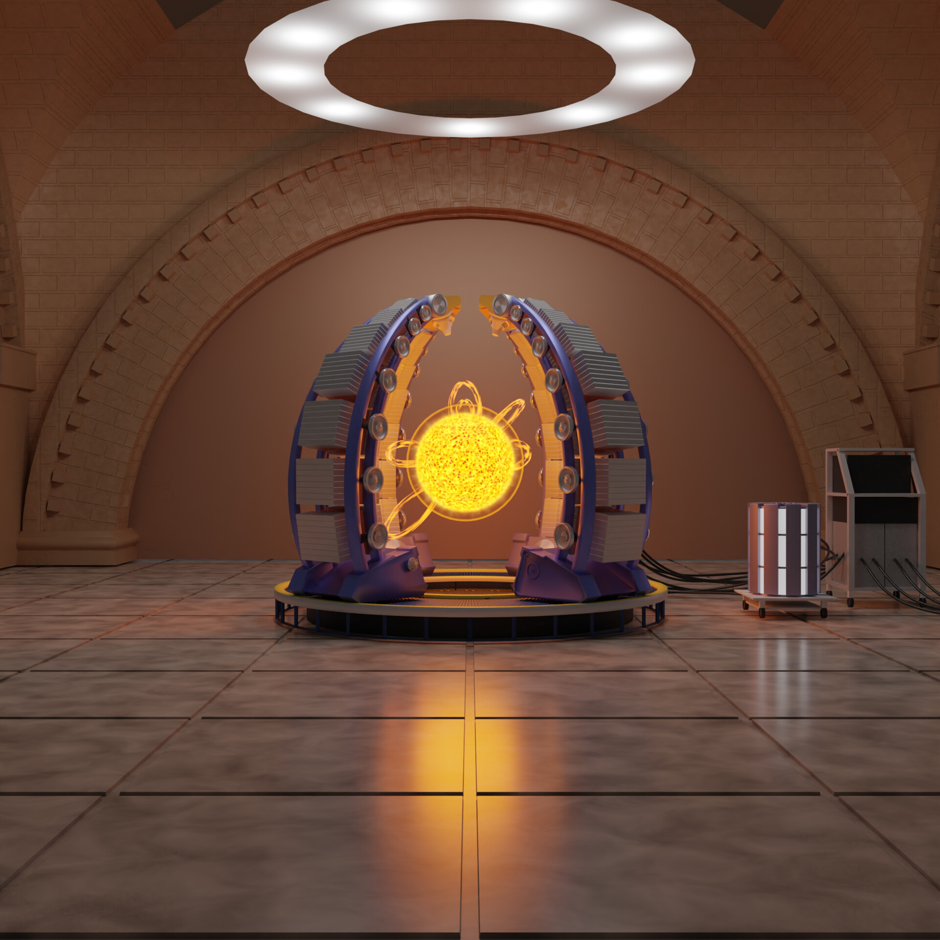 ArtStation - Fusion Reactor from Spider-Man 2 (Fan art)