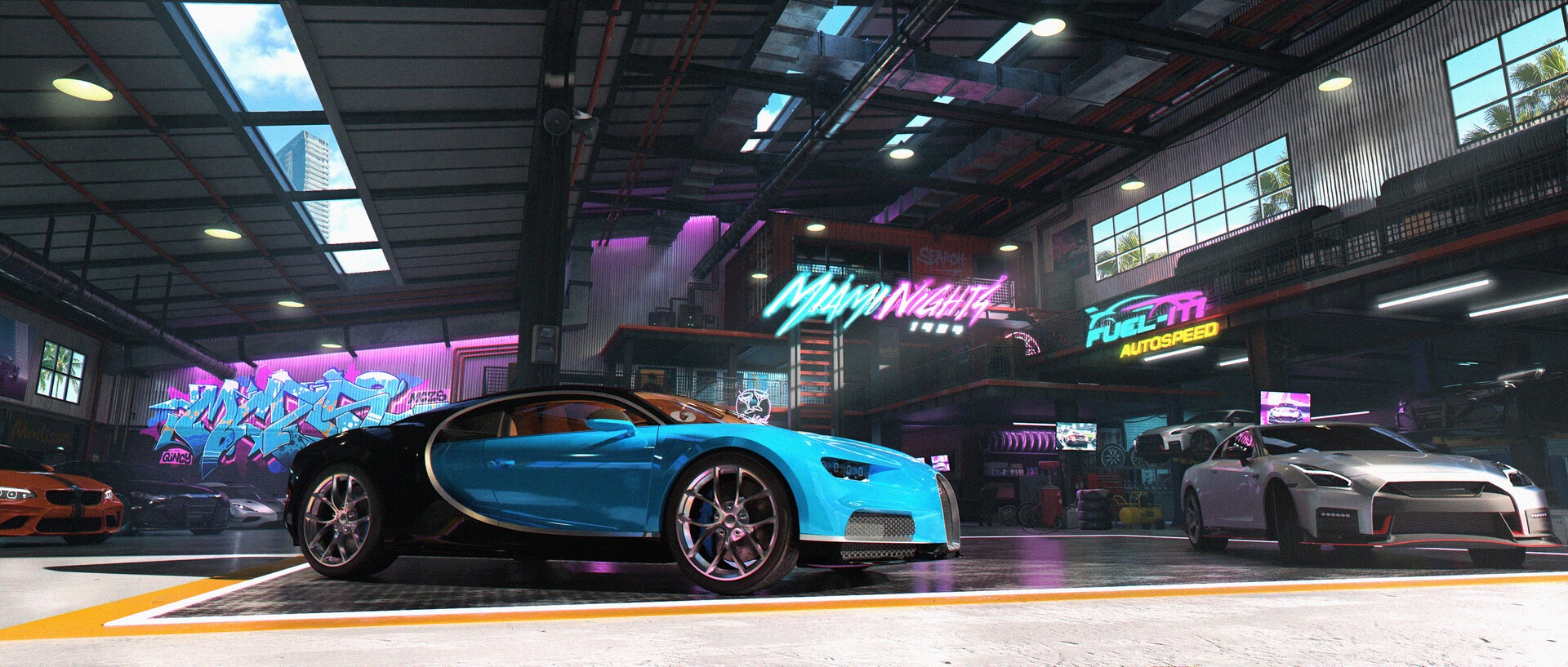 ArtStation - Underground garage