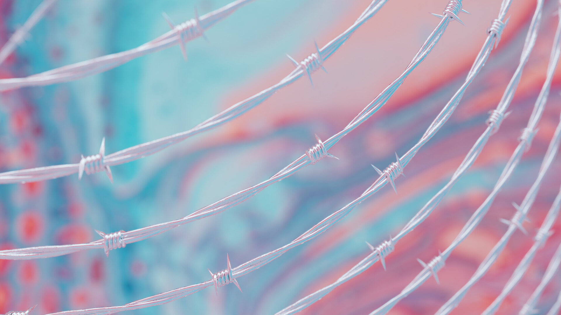 Xavier García Lòpez - Barbed Wires With Geometry Nodes