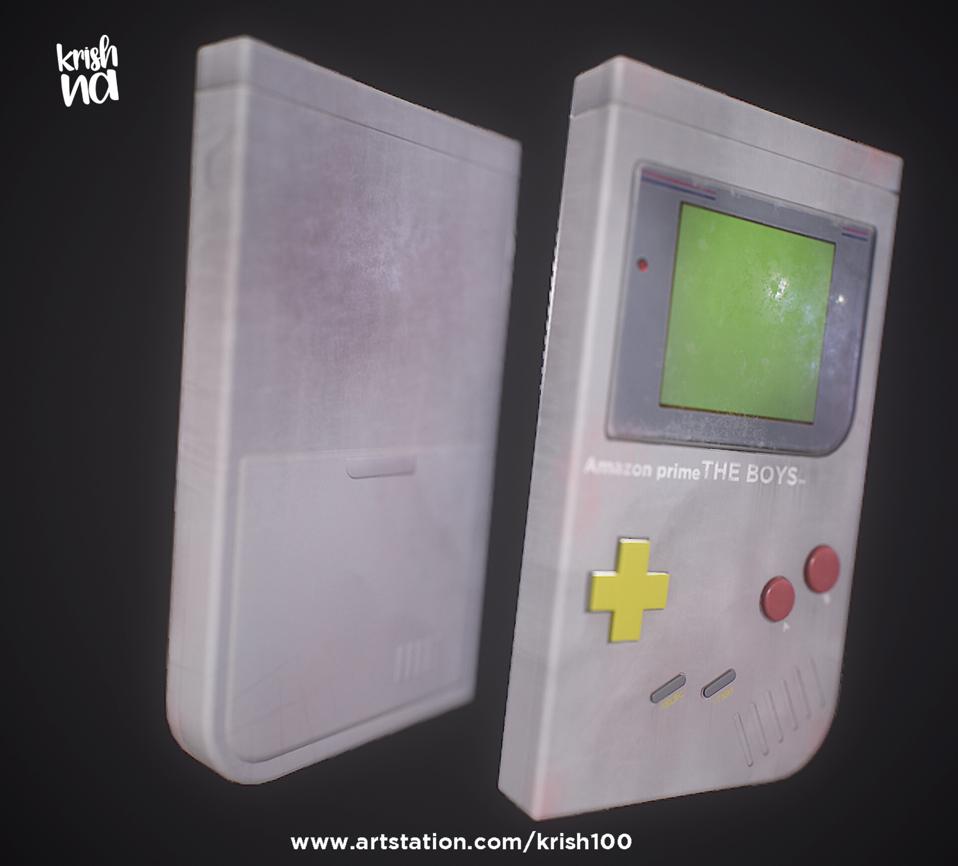 ArtStation - Gameboy -The Boys MIX l Lowpoly Game Props