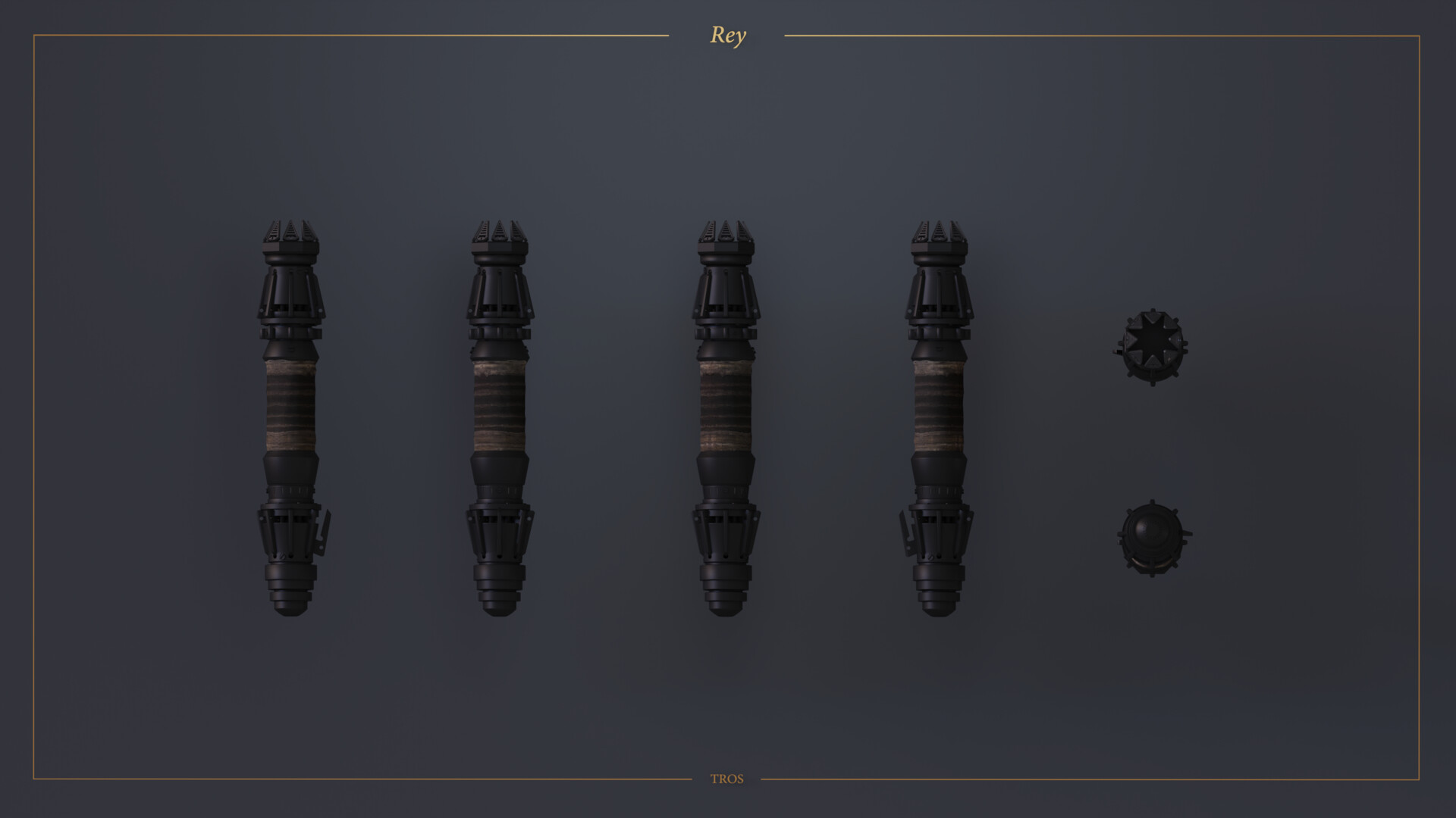 rAden - Rey's lightsaber replica (TROS)