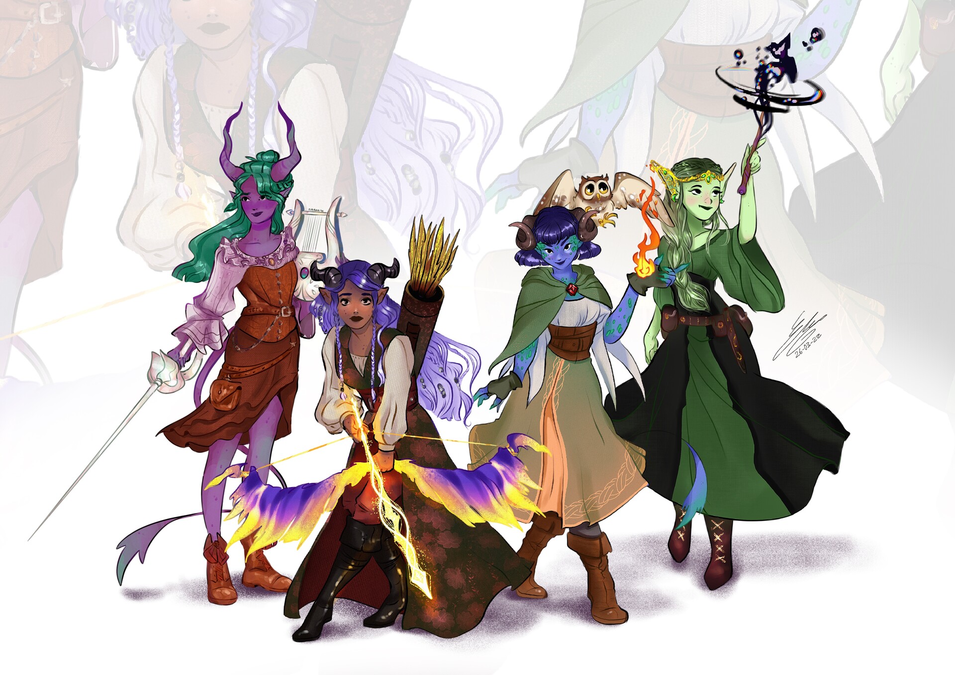 ArtStation - DnD Characters Commission