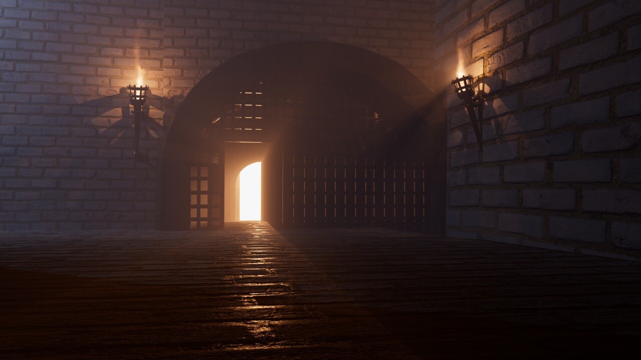 ArtStation - Cage Interior Lighting