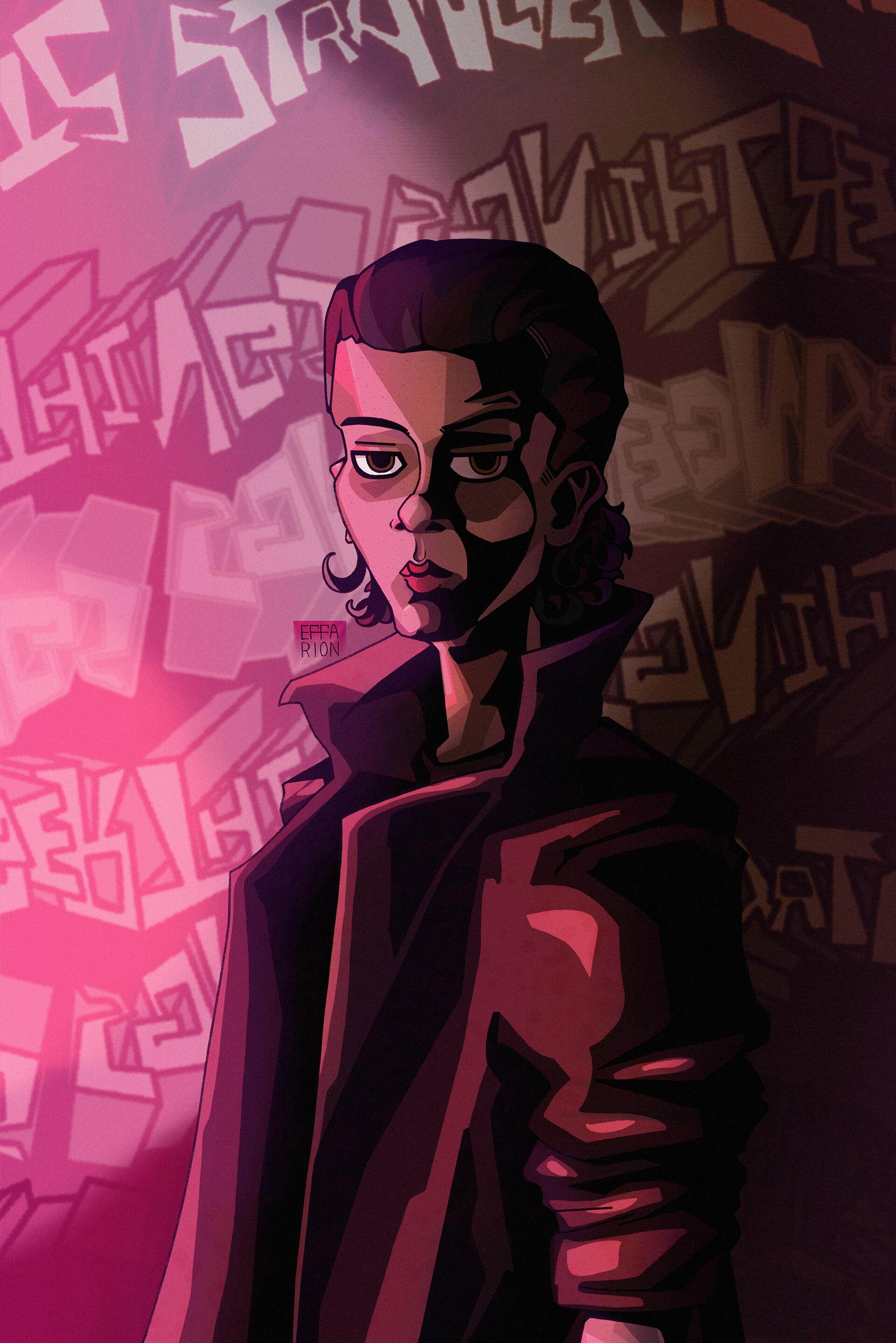 ArtStation - Eleven (Stranger Things)